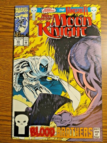 Marc Spector Moon Knight #35 Chaud Clé VF + 1st Randall (Frère ) Marvel ...