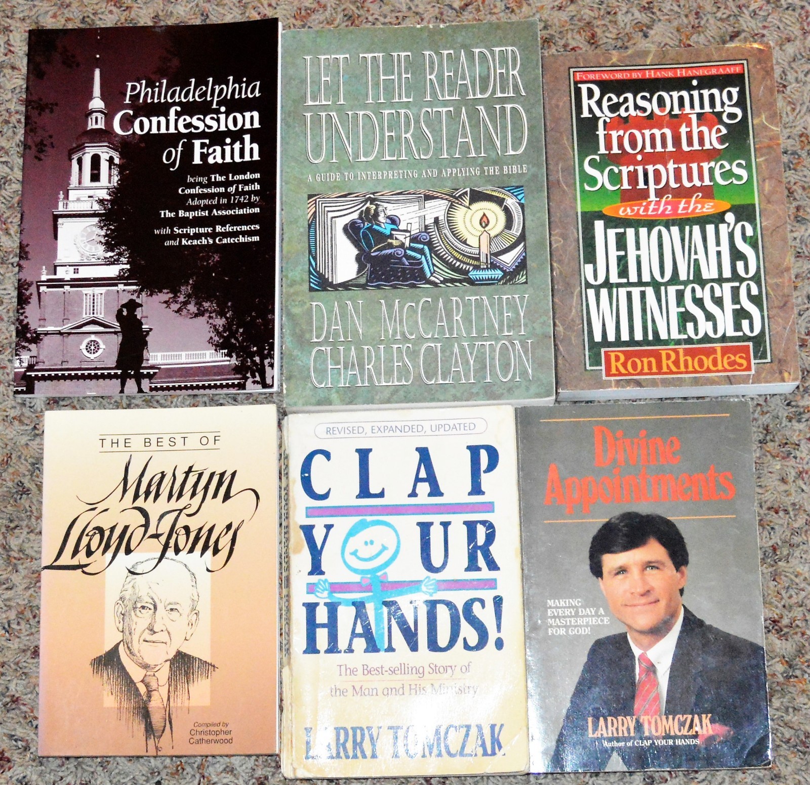 6 Christian books lot: Apologetics, Martyn Lloyd-Jones, Philadelphia ...