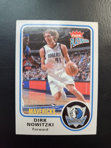 2002-03 Fleer Platinum Dallas Mavericks Basketball Card #79 Dirk ...
