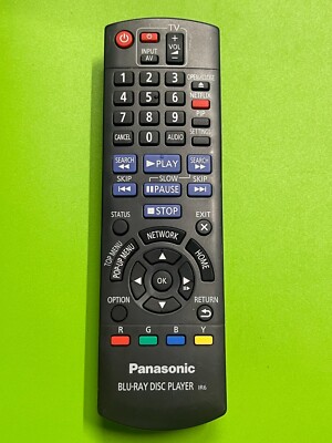 PANASONIC N2QAYB000734 REMOTE CONTROL for DMP-BD77 DMP-BD87 DMP-BD871 ...