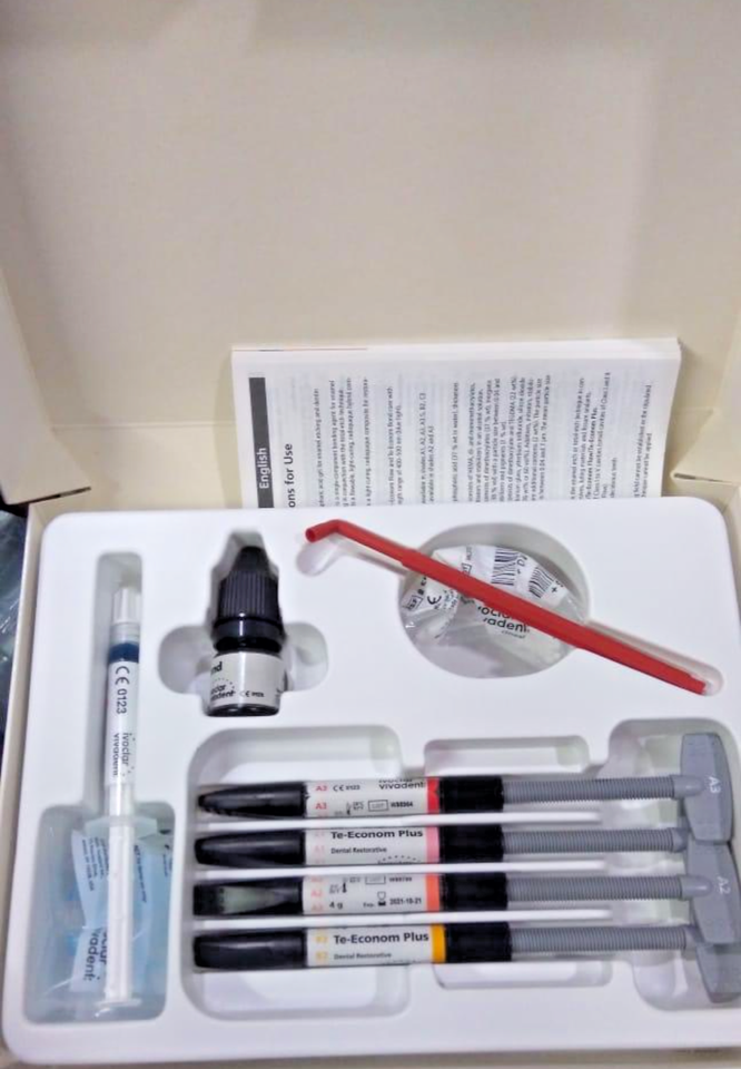 IVOCLAR Te-Econom Plus Composite Resin Dental Kit Light Cure System 12 ...