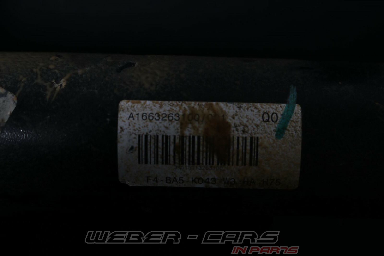 A1663200500 Mercedes X166 GLS Shock Absorber AIRMATIC Air Spring Rear ...