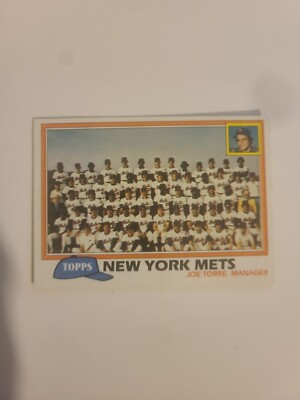 1981 Topps New York Mets Unmarked Team Checklist #681 | eBay