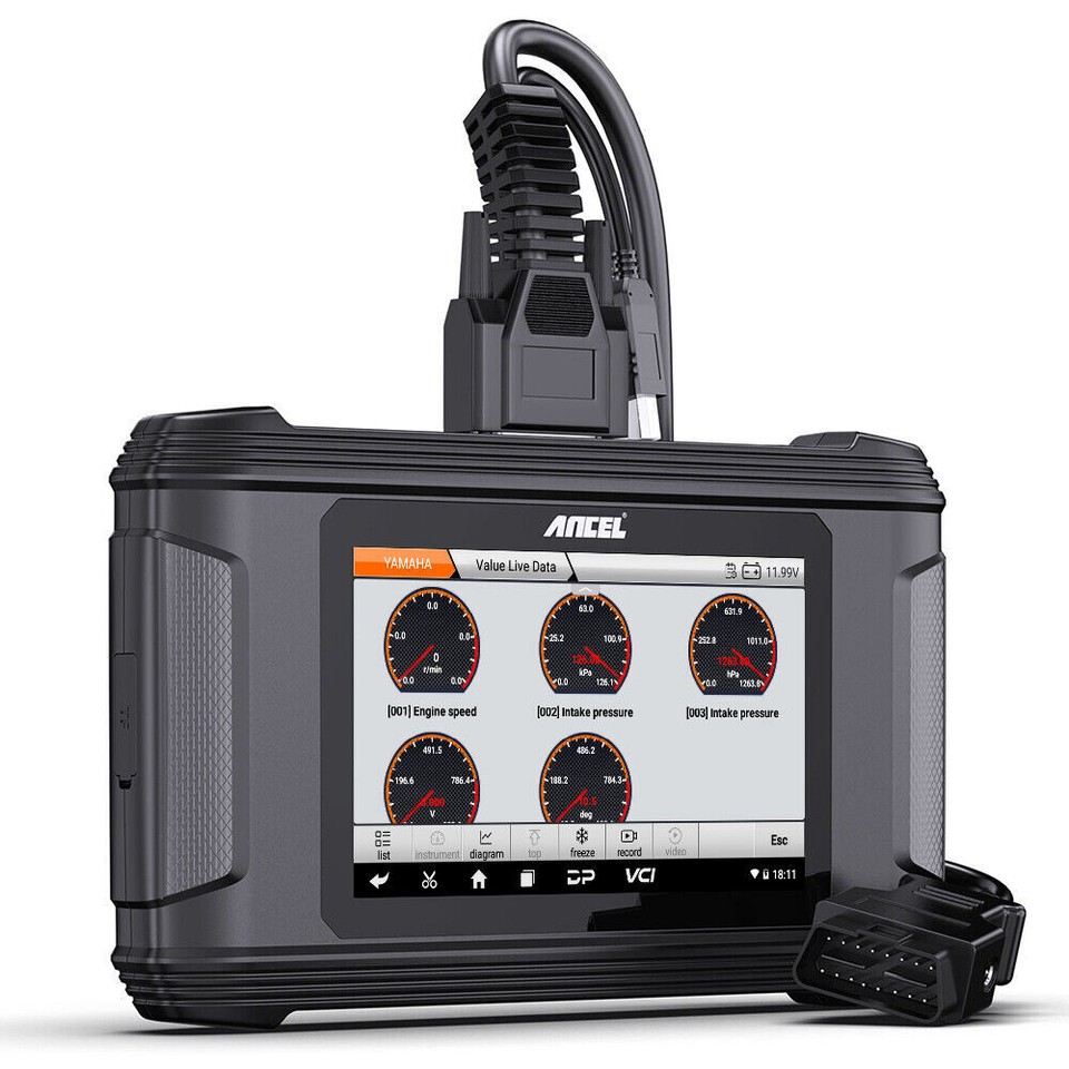 ANCEL MR500 Marine Diagnostic Tool Code Reader Scanner Active Test For ...