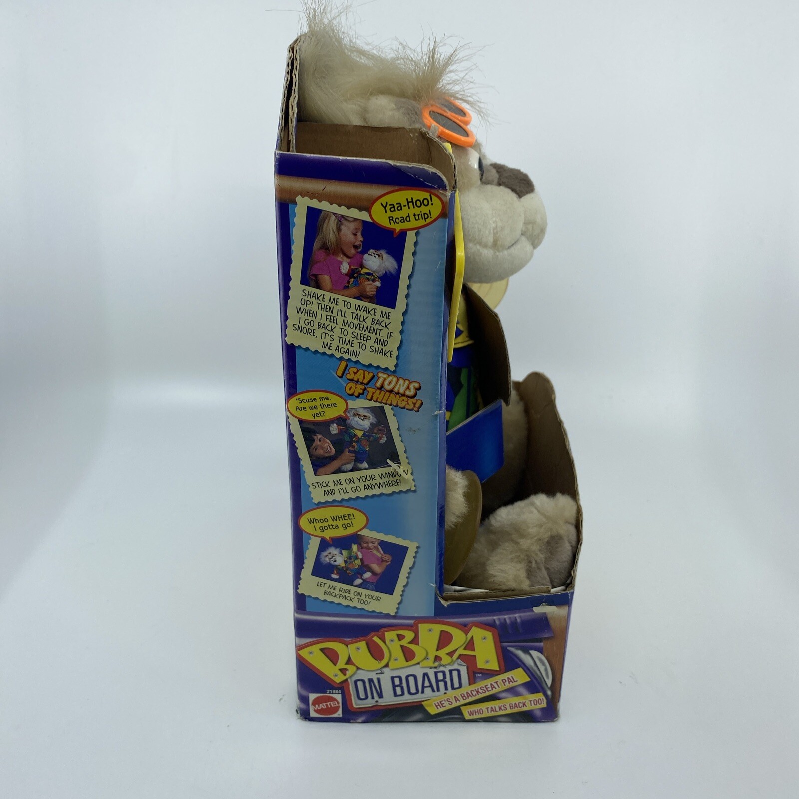1998 Mattel Bubba on Board Talking Bear Unopened Untested for sale ...