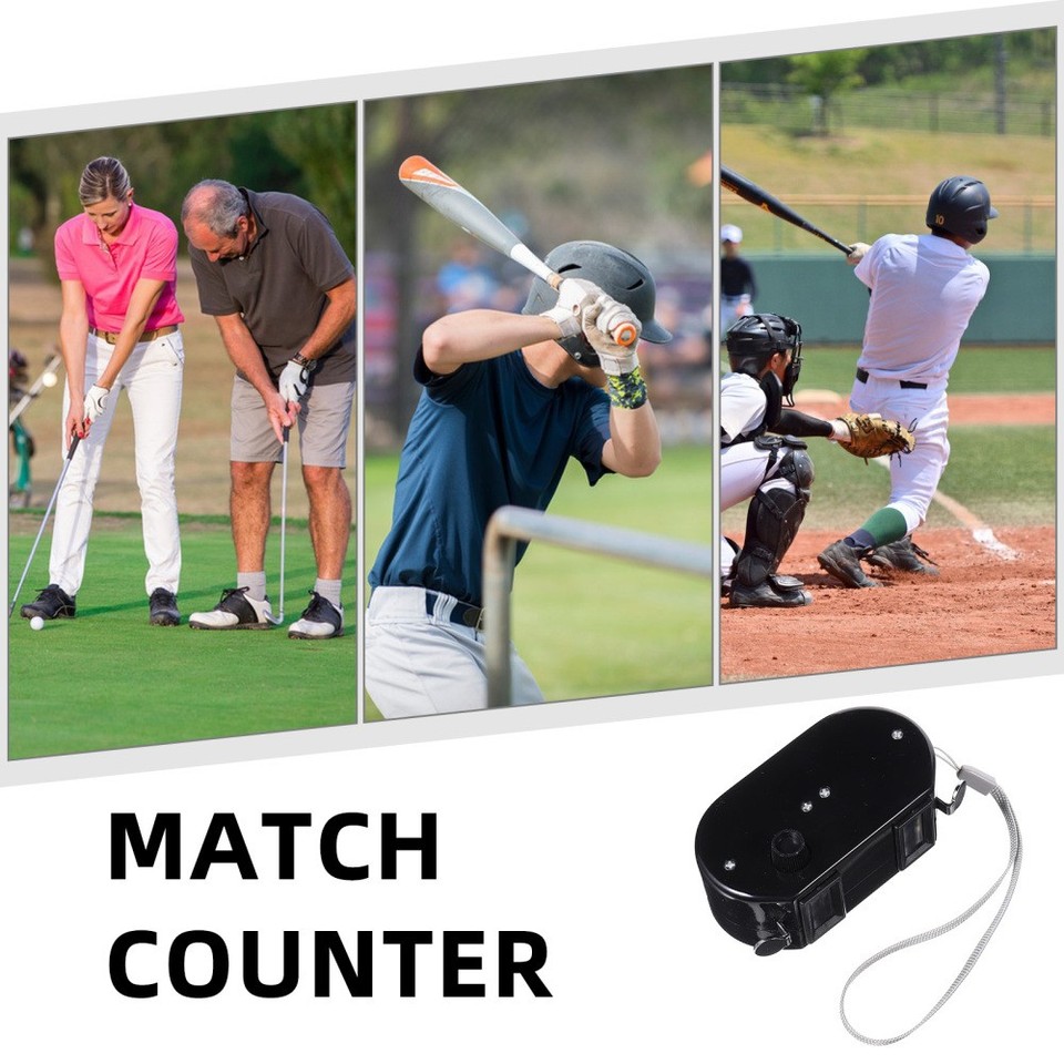 Handheld Mechanical Counters Pitch Counter Clicker 4 Number Count | eBay UK