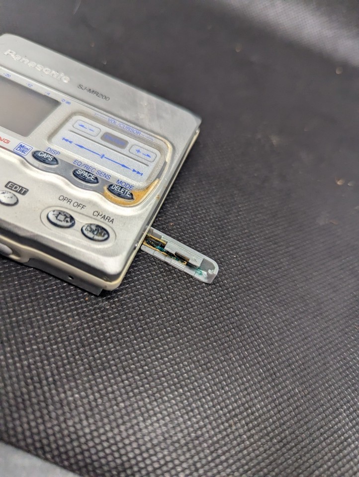 *FOR PARTS* Panasonic SJ-MR200 MiniDisc RECORDER MD S-XBS Japan | eBay