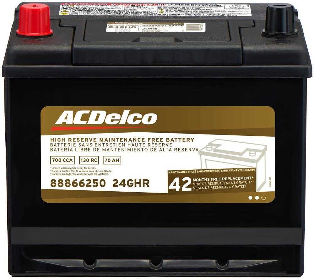 Vehicle Battery-42 Month Warranty High Reserve ACDelco 24GHR for sale ...