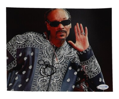 SNOOP DOGG HAND SIGNED RAP PHOTO MUSIC 8X10 CERTIFICATE COA ACOA | eBay