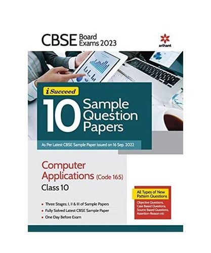 CBSE Board Exam 2023 I-Succeed 10 Sample Question Papers Computer ...