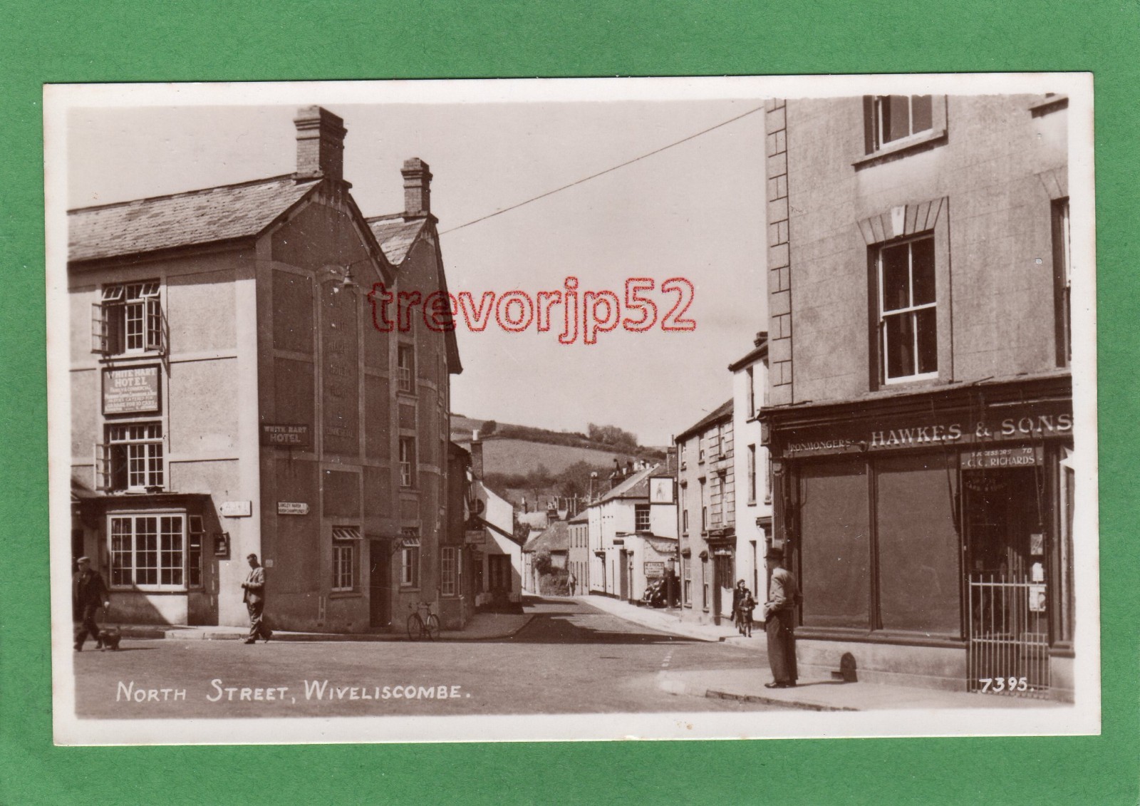North Street Wiveliscombe White Hart Hotel Shop RP pc unused RA Series ...