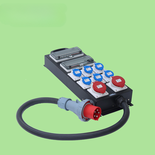 63A CEE 5P Input 32A Output Power Distribution Box 6*16A with RCD Main ...