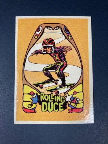 1976 Donruss Skateboard Sticker Card - Rolling Duce | eBay