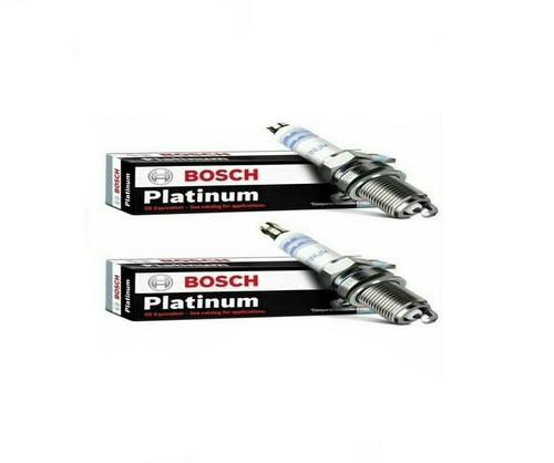 2 Pcs Genuine Bosch Platinum Spark Plug 6717 For 1997-2006 Jeep TJ ...