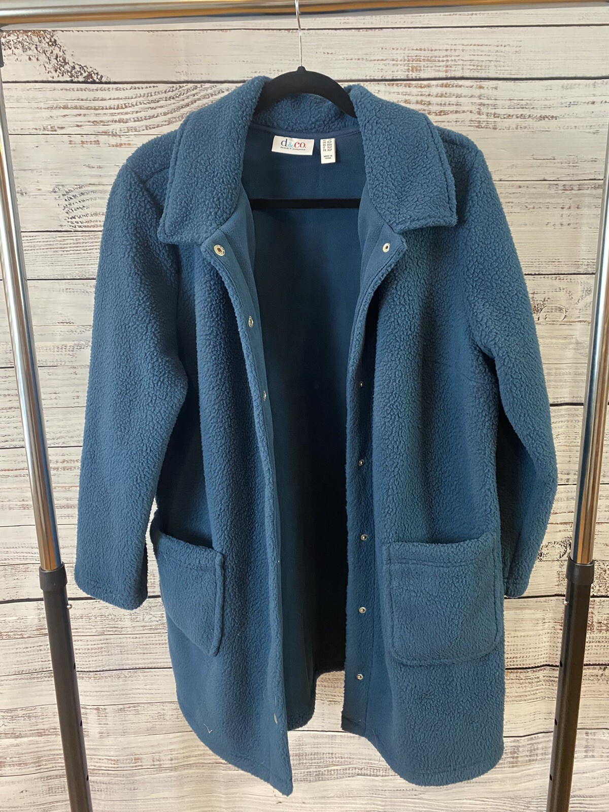 D & Co Blue/Green Jacket Size L | eBay