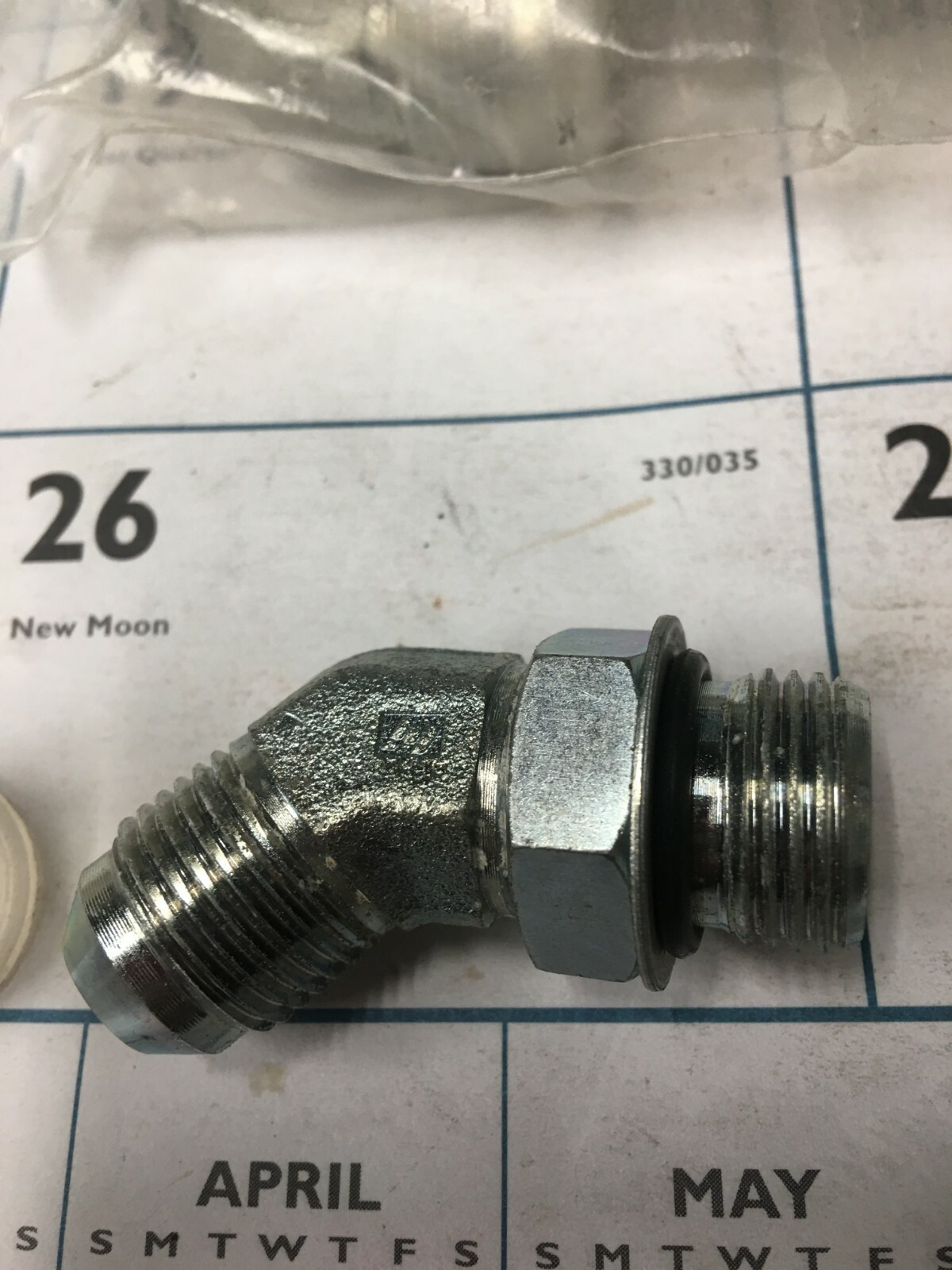 Fitting - Hydraulic For Toyota Forklift 69344-U2100-71 Part Number ...