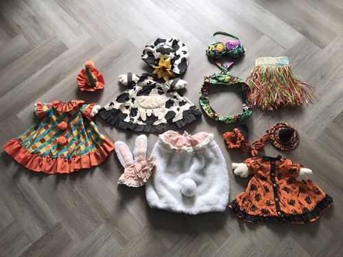 Lot of Vintage Concrete Goose Duck Clothes Holiday Seasonal Outfits ...