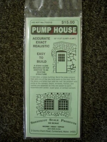 Sheepscot Scale Products - Brass PUMP HOUSE HO Kit #75010 (NIP) NEW | eBay