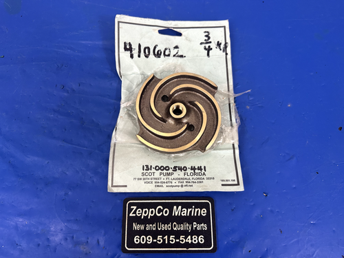 Scot Pump Impeller Brass #410602 | eBay