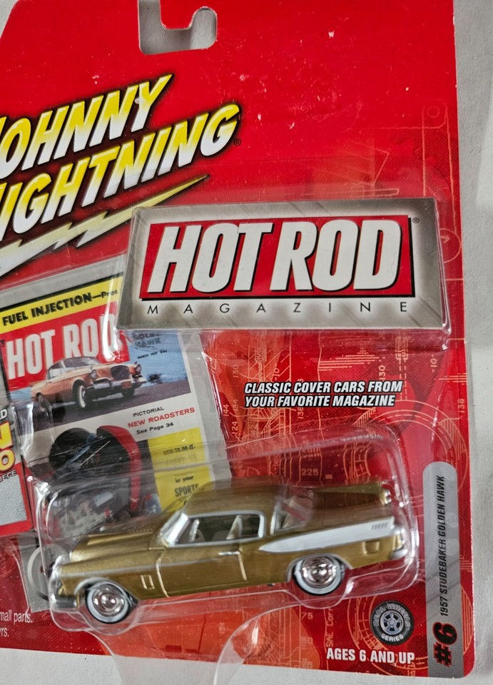 JOHNNY LIGHNING 2004 1957 STUDEBAKER GOLDEN HAWK #6 HOT ROD | eBay