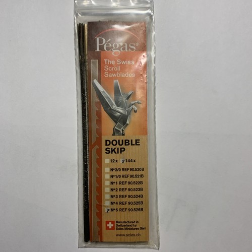 Pegas Double Skip Scroll Saw Blades Size 5, TPI 15 (1 gross) | eBay