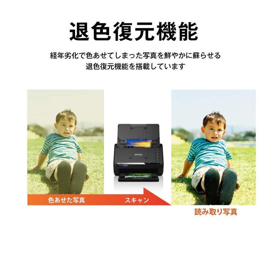 Epson FF-680W Photo Scanner Sheet Feed A4 USB Wi-Fi Compatible Color ...