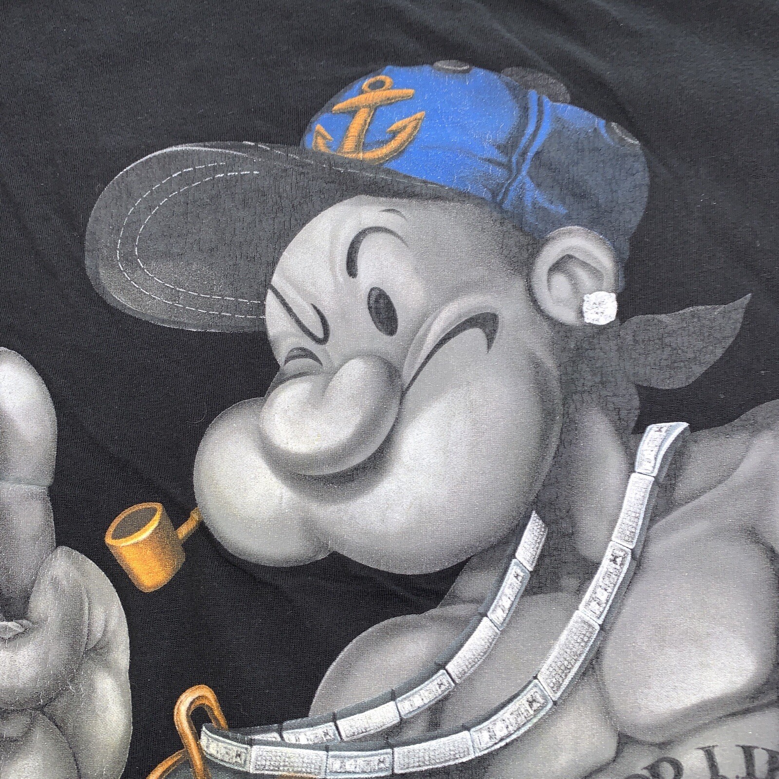 Popeye The Sailor Man Tattoos Bling Jewelry Black Gra… - Gem