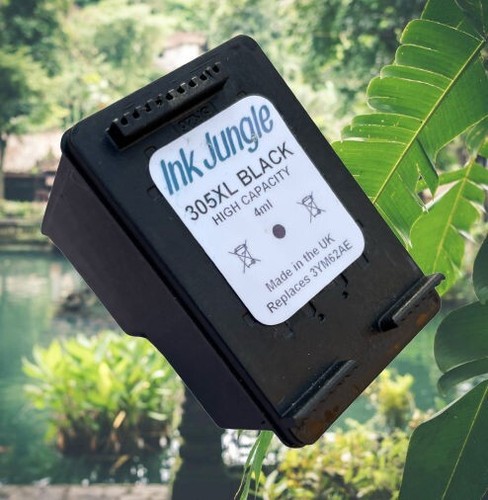 Refilled 305XL Black Ink Cartridge For HP ENVY 6022 6022e 6030 6030e ...