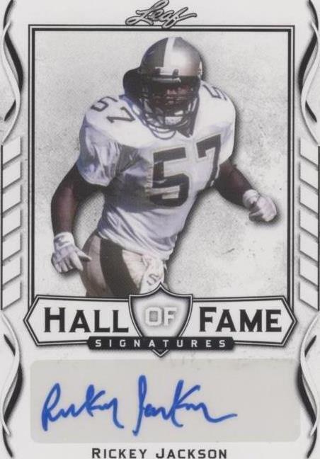 2021 Leaf Signature - Hall of Fame Autographs Rickey Jackson #HOF-RJ1 ...