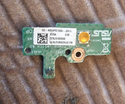 Genuine Power Button Board 60-NBHPS1000-F01 from Notebook ASUS X55A ...
