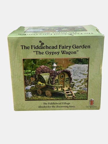 The Fiddlehead Fairy Garden Gypsy Wagon 5" x 7" Cute Whimsical New in ...