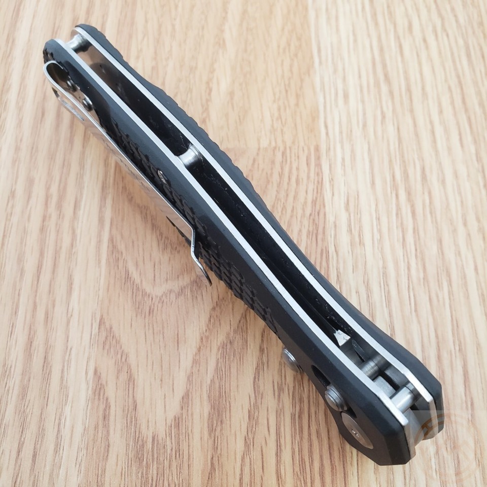 Tac Force Folding Knife 5" Satin Finish Stainless Steel Blade Black ...