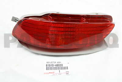 8191048020 Genuine Toyota REFLECTOR ASSY, REFLEX, RH 81910-48020 | eBay