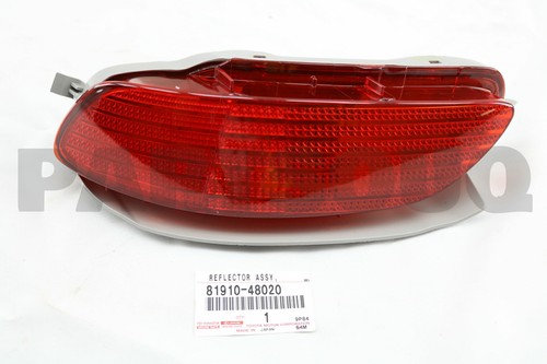 8191048020 Genuine Toyota REFLECTOR ASSY, REFLEX, RH 81910-48020 | eBay