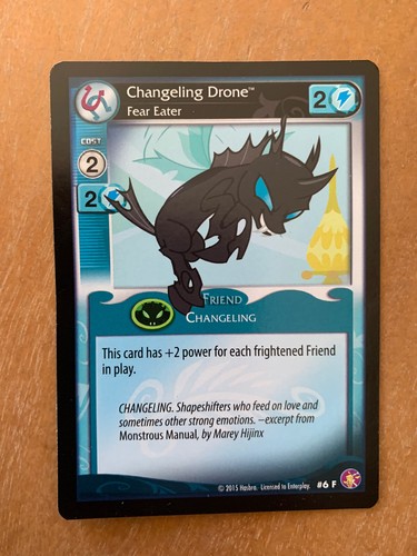 Enterplay My Little Pony Absolute Discord CCG Changeling Drone Fear ...