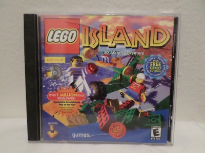 Lego Island 3D Action Adventure Game Lego Software Demo CD 2001 ...