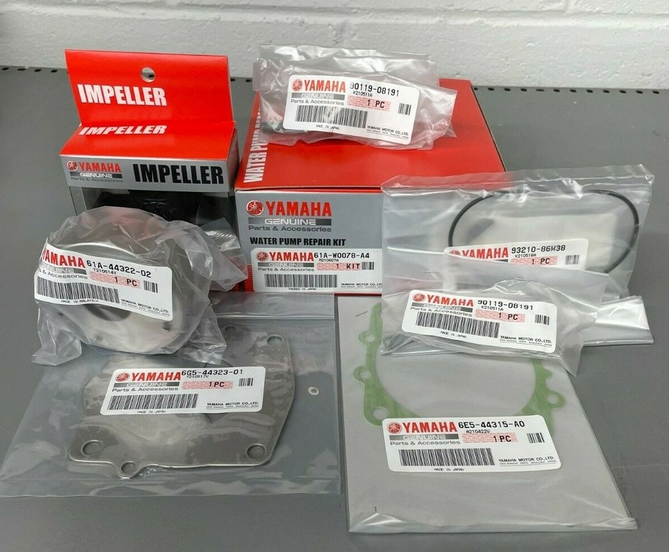 YAMAHA OEM F150/F200/F225 Outboard Water Pump Rebuild Repair Kit 61A ...