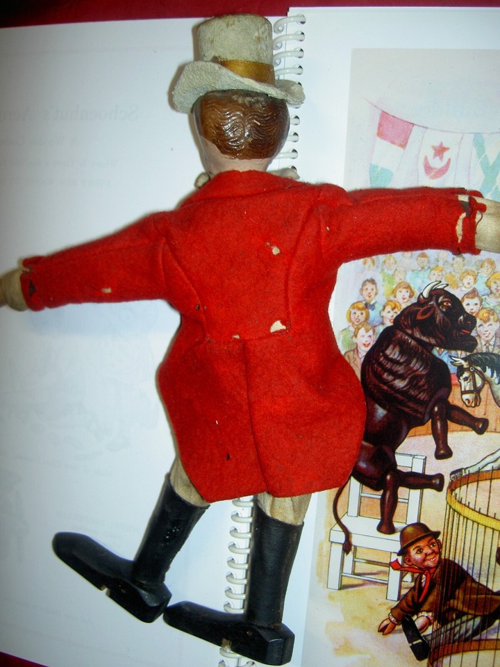 Antique Schoenhut HUMPTY DUMPTY Ringmaster jointed circus figure toy ...