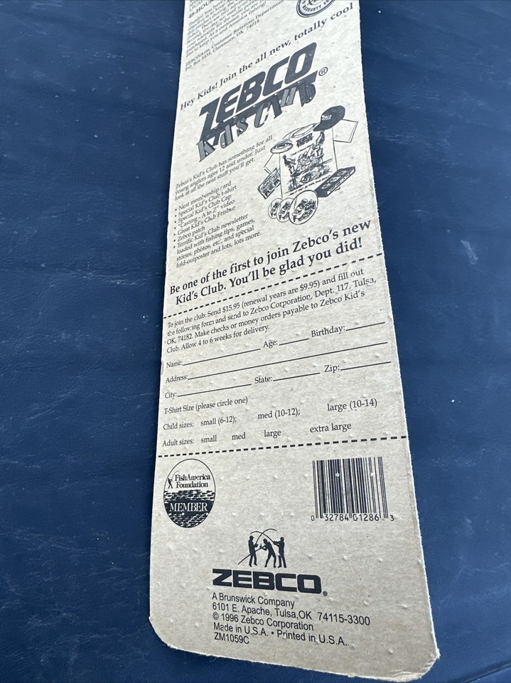 VINTAGE 1996 Mickey Mouse Zebco CATCH' EM KIT Disney Fishing Rod Combo ...