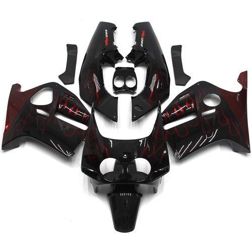FAIRING Kit FIT FOR CBR250RR CBR 250 MC19 1988 1989 Bodywork Black Red ...