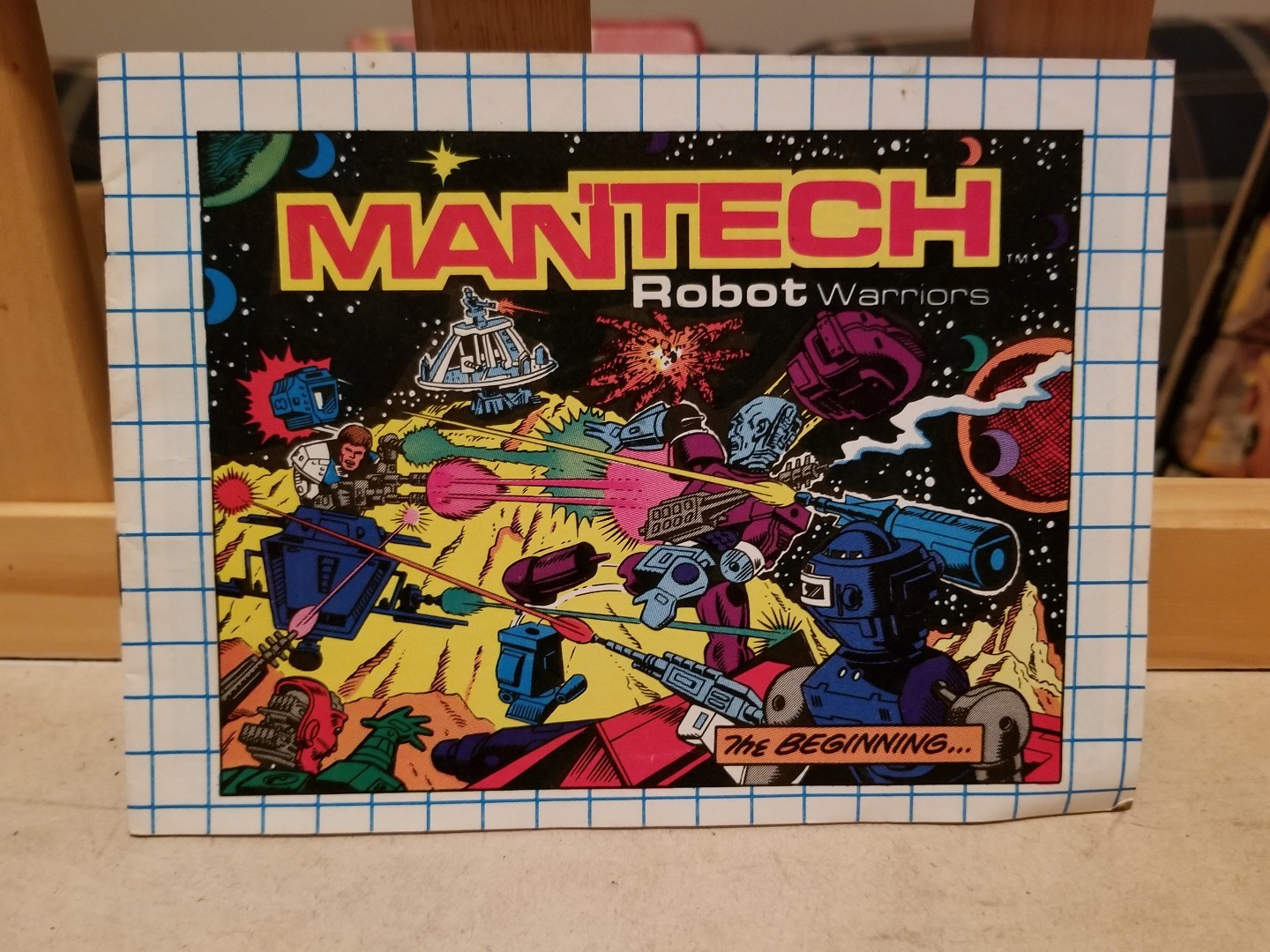 VTG Vintage 1983 ManTech Robot Warriors The Beginning Comic Book Remco ...