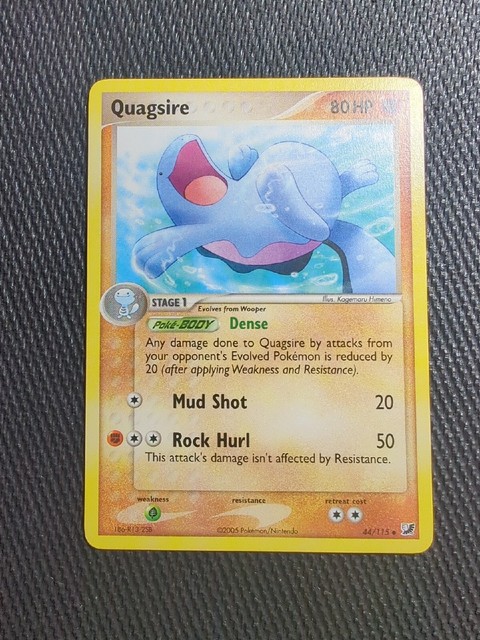 Pokémon TCG Quagsire EX Unseen Forces 44/115 Regular Uncommon for sale ...