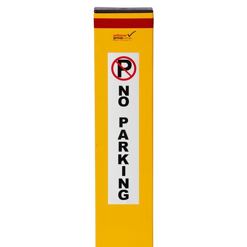 ''No Parking''' Sticker - For Rectangle Parking Bollard | eBay