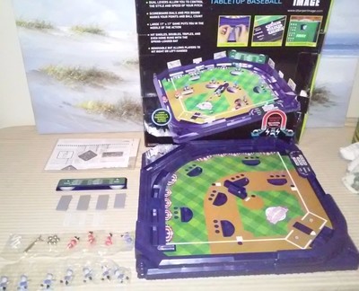 Tabletop Baseball Game Two Player Boardgame Table Top Pinball Style ...