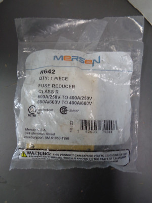 New Mersen Shawmut R642 Class R Fuse Reducer 400-600 Amp 600 Volts NIFP ...