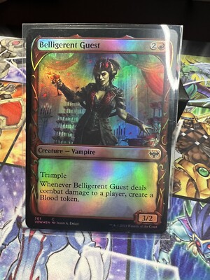 MTG Innistrad Crimson Vow *FOIL* SHOWCASE C Belligerent Guest #301 | eBay
