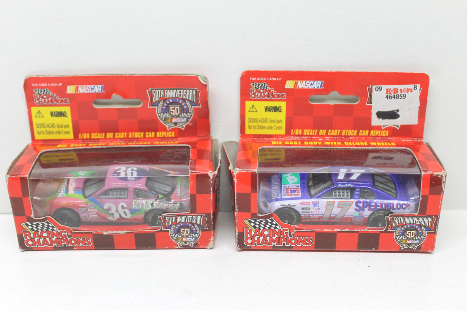 18 Vintage 1990s Racing Champions Die Cast NASCAR NHRA 1:64 Stock Cars ...