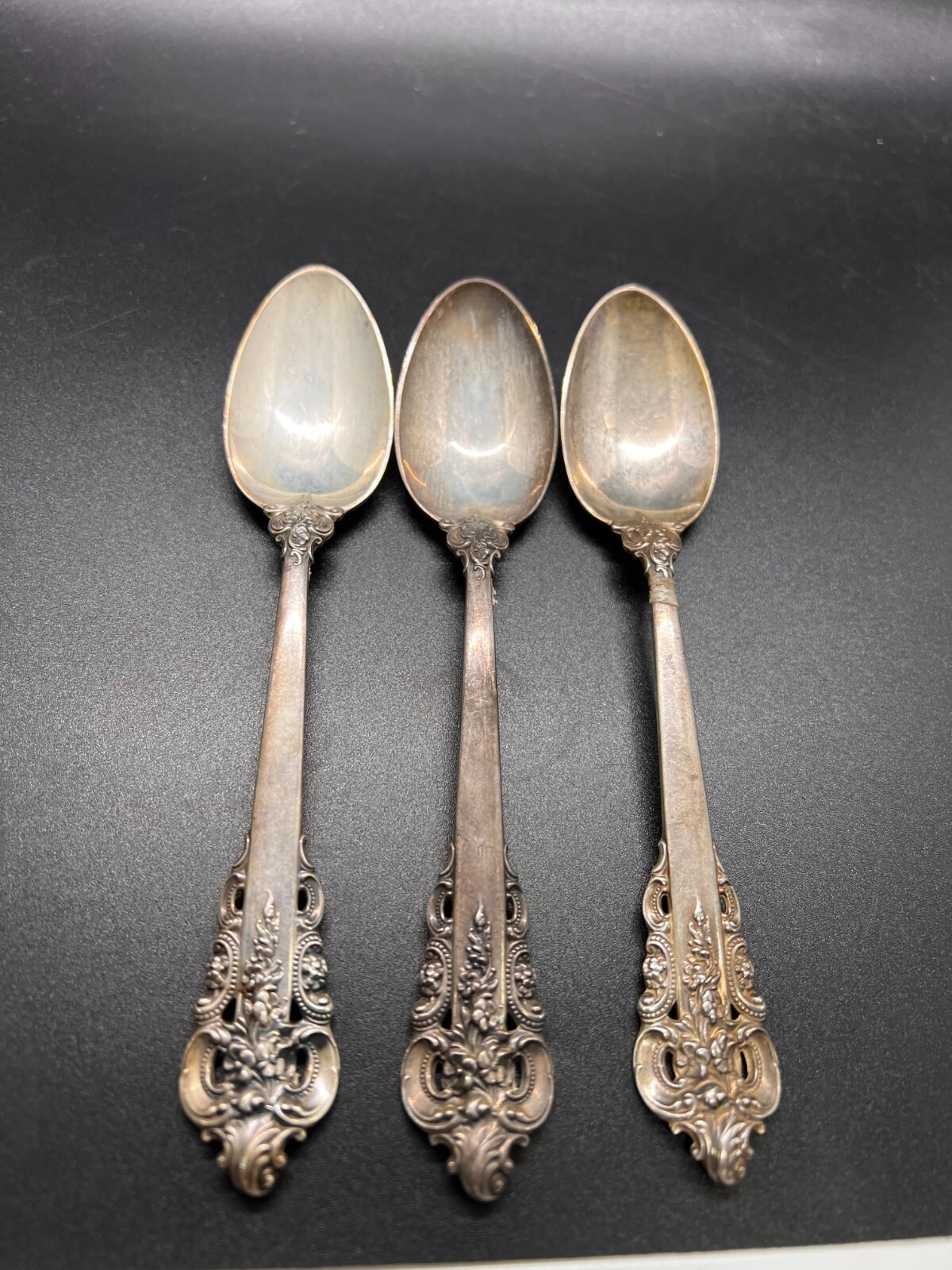 Grande Baroque (1941) by Wallace Silver Sterling Silver Spoons Set x3 ...