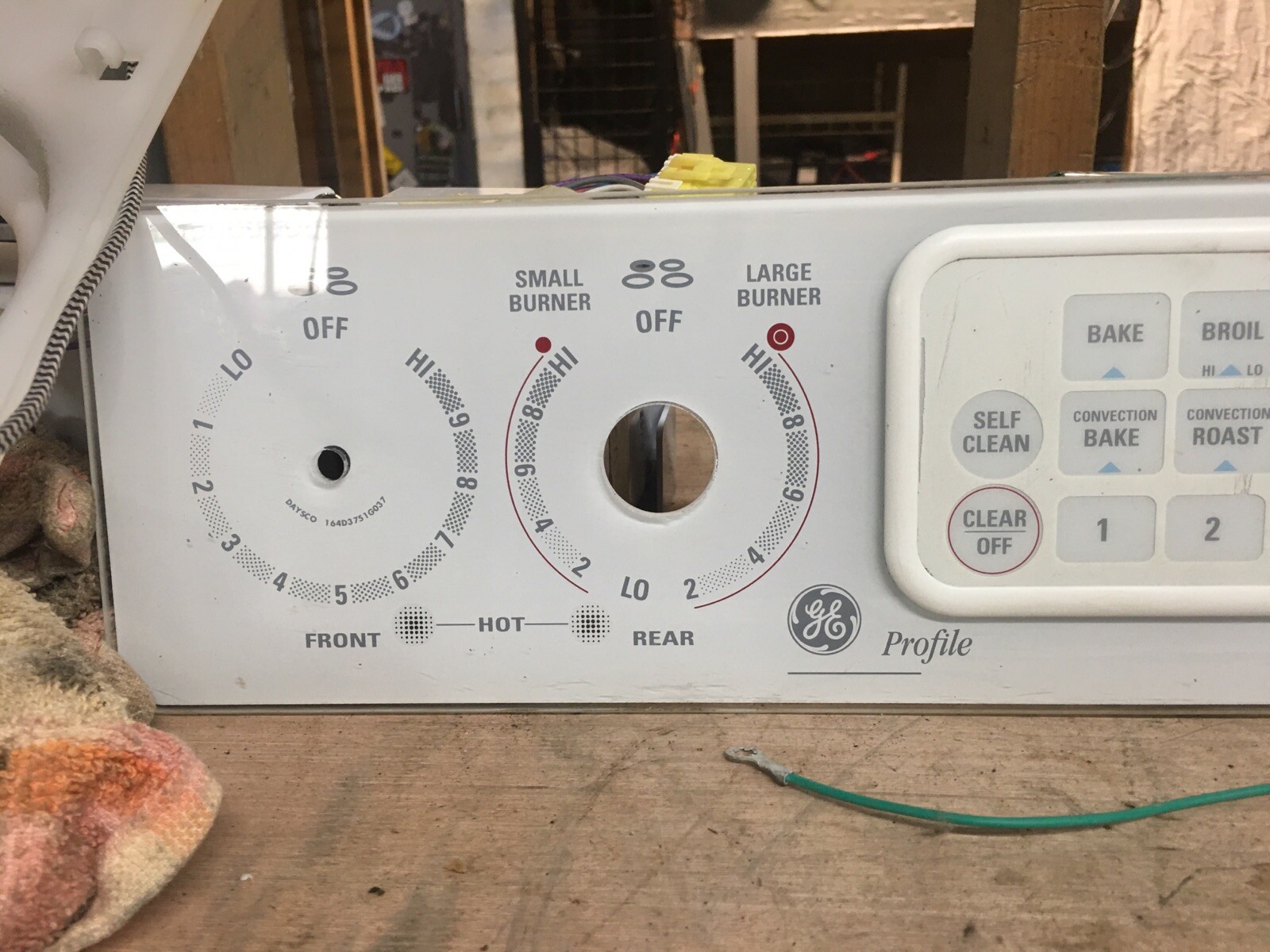 Brand genuine GE RANGE FACEPLATE - White | eBay