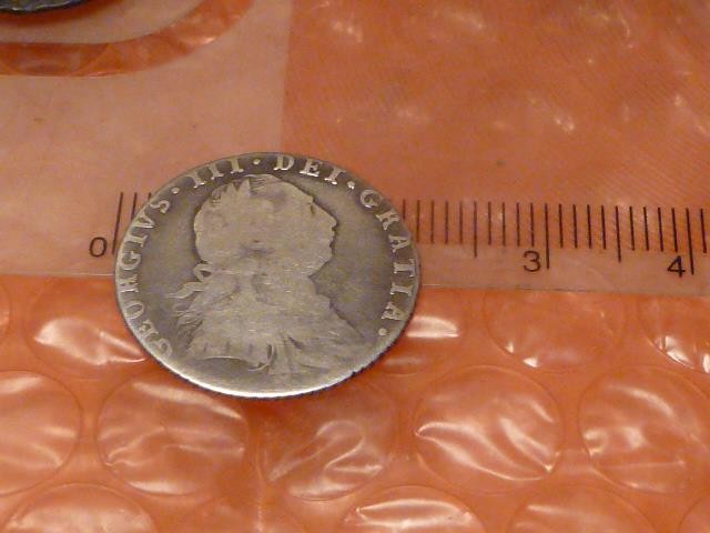 Original 1787 George III Colonial Silver Sixpence Coin #2D | eBay